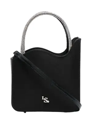 LE SILLA Micro Ivy Crystal-embellished Tote - Black