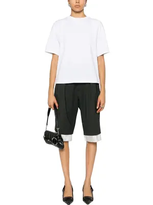 Alexander McQueen Seam-detailed T-shirt - White