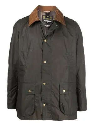 BARBOUR Contrasting-Collar Detail Jacket