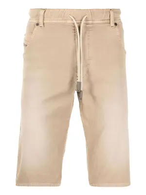 DIESEL® Diesel Drawstring-Waist Denim Shorts Neutrals