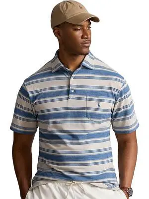Ralph Lauren Striped Mesh Polo Shirt - Patina Stripe