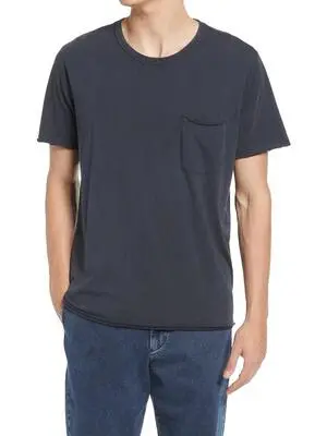 Rag & Bone Miles Organic Cotton Pocket T-shirt - Dark Grey