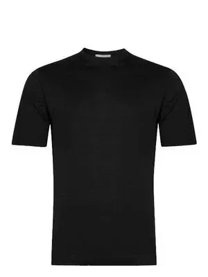 John Smedley Lorca Crewneck T-shirt Black
