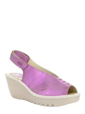 Fly London Fly London Yeay Peep Toe Sandal 013 Pink