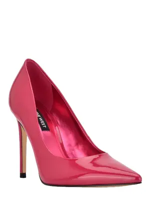 Nine West Nine West Pointed-Toe Pump Dark Magenta Patent