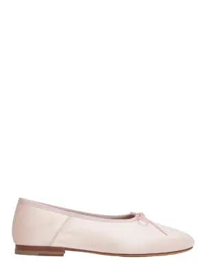 MANSUR GAVRIEL Dream Ballerina Flat Rose Satin