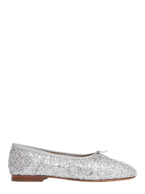 MANSUR GAVRIEL Dream Ballerina Flat Silver Glitter