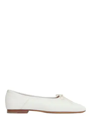 MANSUR GAVRIEL Square Toe Ballerina Bianca