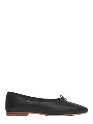 MANSUR GAVRIEL Square Toe Ballerina - Black
