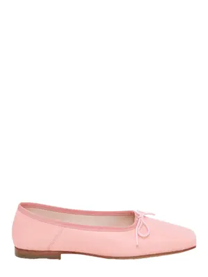 MANSUR GAVRIEL Square Toe Ballerina Dahlia