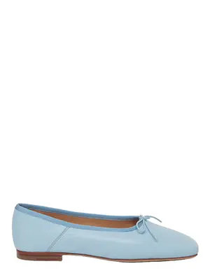 MANSUR GAVRIEL Square Toe Ballerina Ice