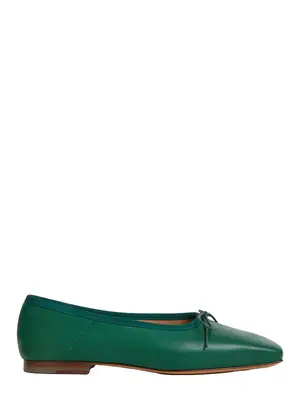 MANSUR GAVRIEL Square Toe Ballerina Leaf