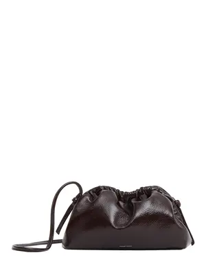 MANSUR GAVRIEL Mini Cloud Clutch Aubergine Naplak