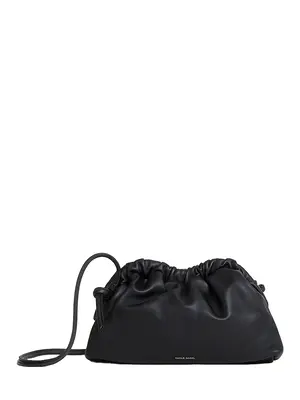 MANSUR GAVRIEL Mini Cloud Clutch - Black/flamma