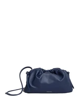 MANSUR GAVRIEL Mini Cloud Clutch Blue