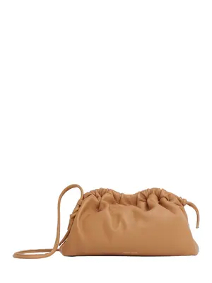 MANSUR GAVRIEL Mini Cloud Clutch Caramel