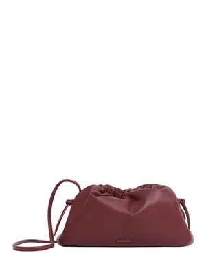 MANSUR GAVRIEL Mini Cloud Clutch Claret