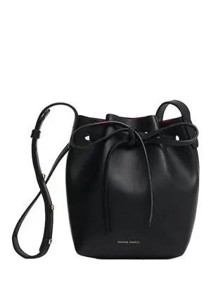 MANSUR GAVRIEL Mansur Gavriel Mini Mini Bucket Bag Black/flamma