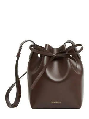MANSUR GAVRIEL Mansur Gavriel Mini Mini Bucket Bag Chocolate/warm Grey