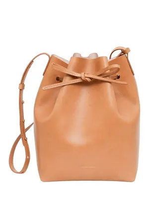 MANSUR GAVRIEL Bucket Bag Cammello/rosa