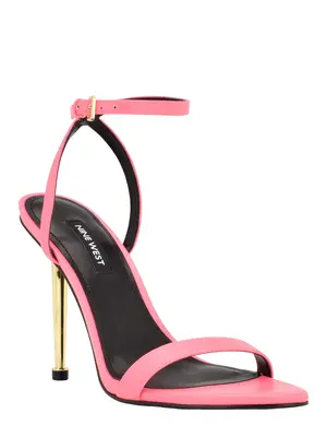 Nine West Nine West Reina Ankle Strap Sandal Medium Pink 662