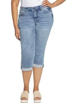 NYDJ NYDJ Marilyn Cuffed Capri Jeans Rockie