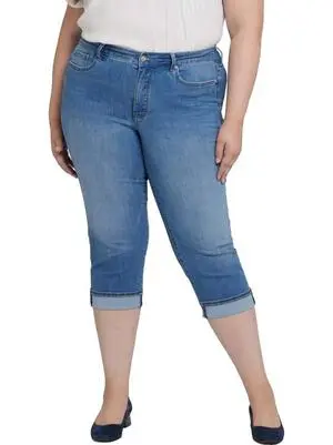 NYDJ NYDJ Marilyn Cuffed Capri Jeans Water Canyon