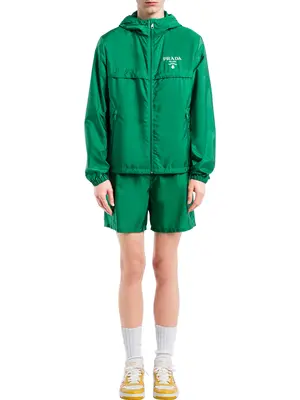 Prada Re-Nylon Blouson Jacket Menta