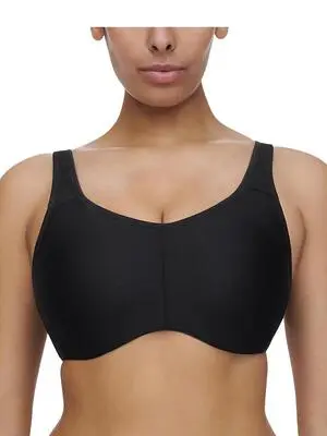 Chantelle High Impact Everyday Sports Bra - Black/grey