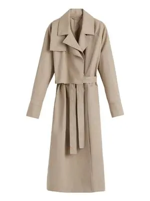 Cuyana Relaxed Trench Jacket - Dune