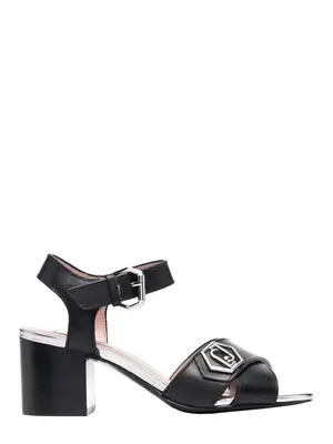 Liu Jo Agata Logo-plaque Sandals - Black