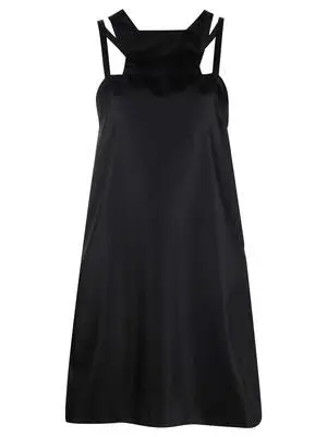 Givenchy Sleeveless Shift Dress With Strap Detail - Black