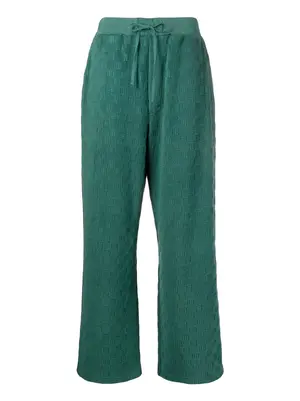AMBUSH Monogram Jacquard Knitted Trousers - Green
