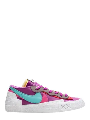 NIKE X SACAI X Kaws Blazer Low Dusk Sneakers - Purple