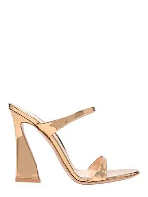 GIANVITO ROSSI Gianvito Rossi Metallic Leather Sandals
