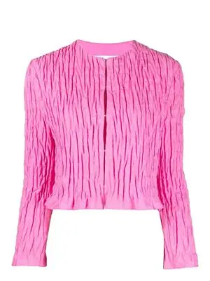 MSGM Ruffle-detail Blouse - Pink