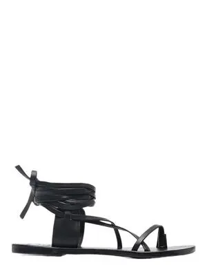 Manebí St. Tropez Leather Sandals - Black