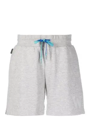 Woolrich Woolrich Logo-Embroidered Organic Cotton Shorts Grey