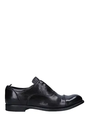 Officine Creative Chronicle Leather Derby Shoes - Black