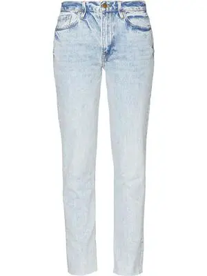 FRAME Le Piper Low-Rise Skinny Jeans