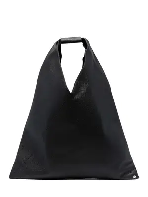 MAISON MARGIELA Japanese Leather Tote Bag - Black