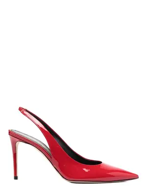 SCAROSSO X Brian Atwood Sutton Slingback Pumps - Red