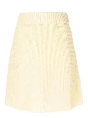 RODEBJER Elasticated-Waist Knitted Skirt