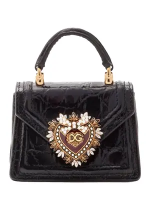 DOLCE & GABBANA Dolce & Gabbana Micro Devotion Top-Handle Bag