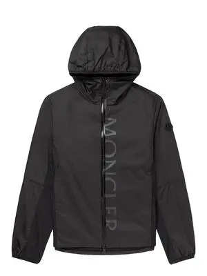 Moncler Ichiro Logo-print Padded Hooded Jacket - Black