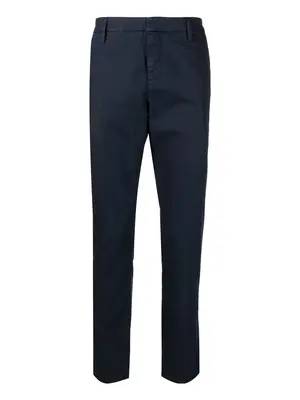 DONDUP Mid-rise Slim-cut Chinos - Blue