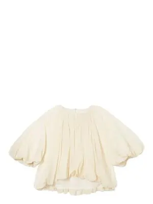 KHAITE KHAITE Alma Puff-Sleeve Blouse