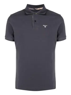 Barbour Embroidered-logo Polo Shirt - Grey