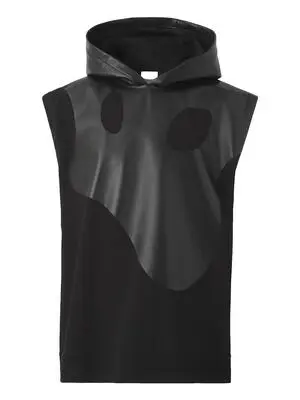 Burberry Monster Graphic Sleeveless Hoodie - Black