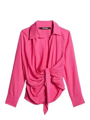 Jacquemus La Chemise Bahia Shirt - Pink